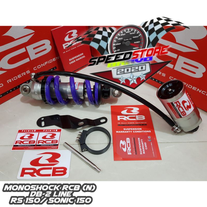 Jual shockbreaker monoshock sonic150 rs 150 RCB (N) DB 2 LINE 229 MM ...
