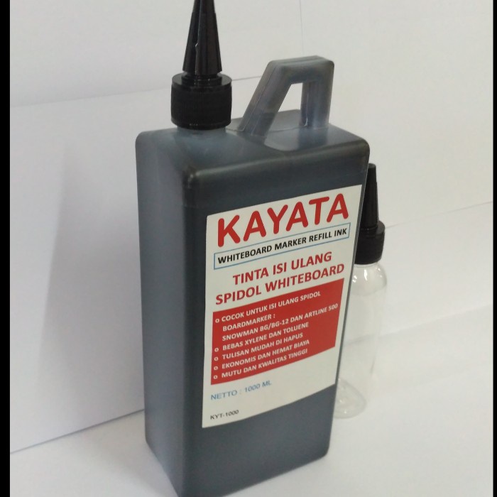 Jual Tinta isi ulang spidol whiteboard KAYATA Ukuran besar literan 1 ...