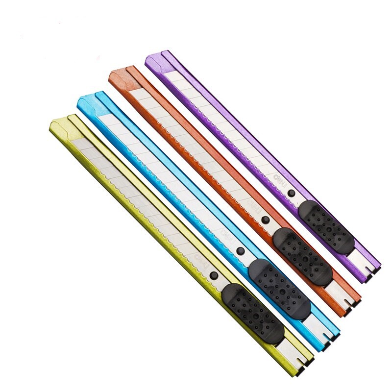 Jual CUTTER PISAU KECIL WARNA LUCU DELI 2066 BESI METALIK CUTTER A-300 ...