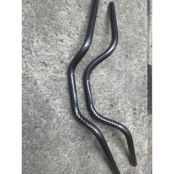 Jual stang pcx carbon setir stir pcx alloy vixion tiger cb150r megapro ...