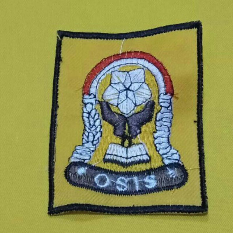 Jual Badge OSIS Sablon dan Bordir SD,SMP,SMA,Dan Bendera Merah Putih ...
