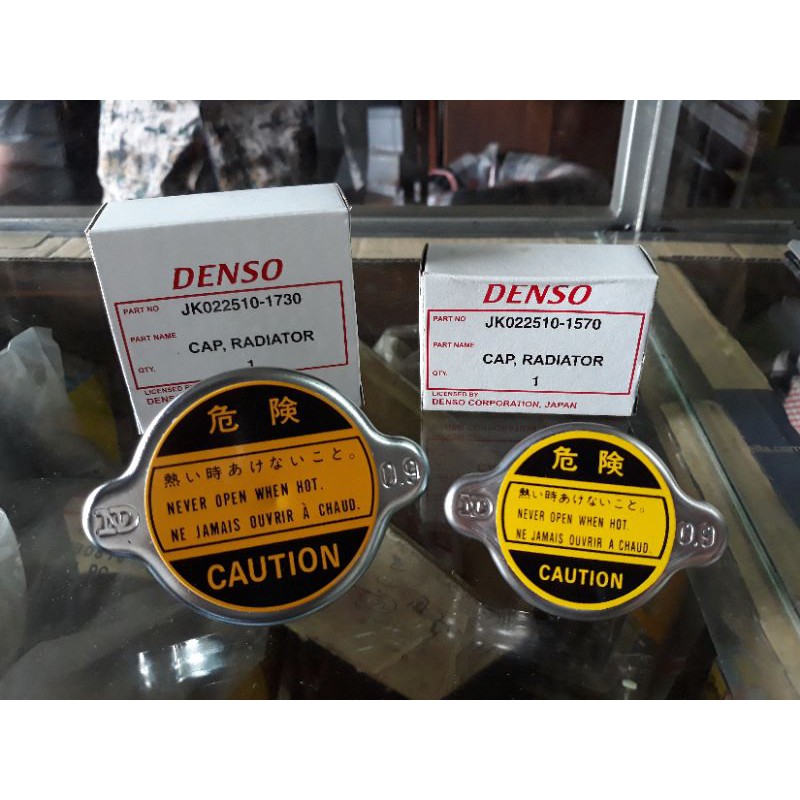 Jual Cap Tutup Radiator Mobil 0.9 Bar merk Denso Asli (Besar untuk T120 ...