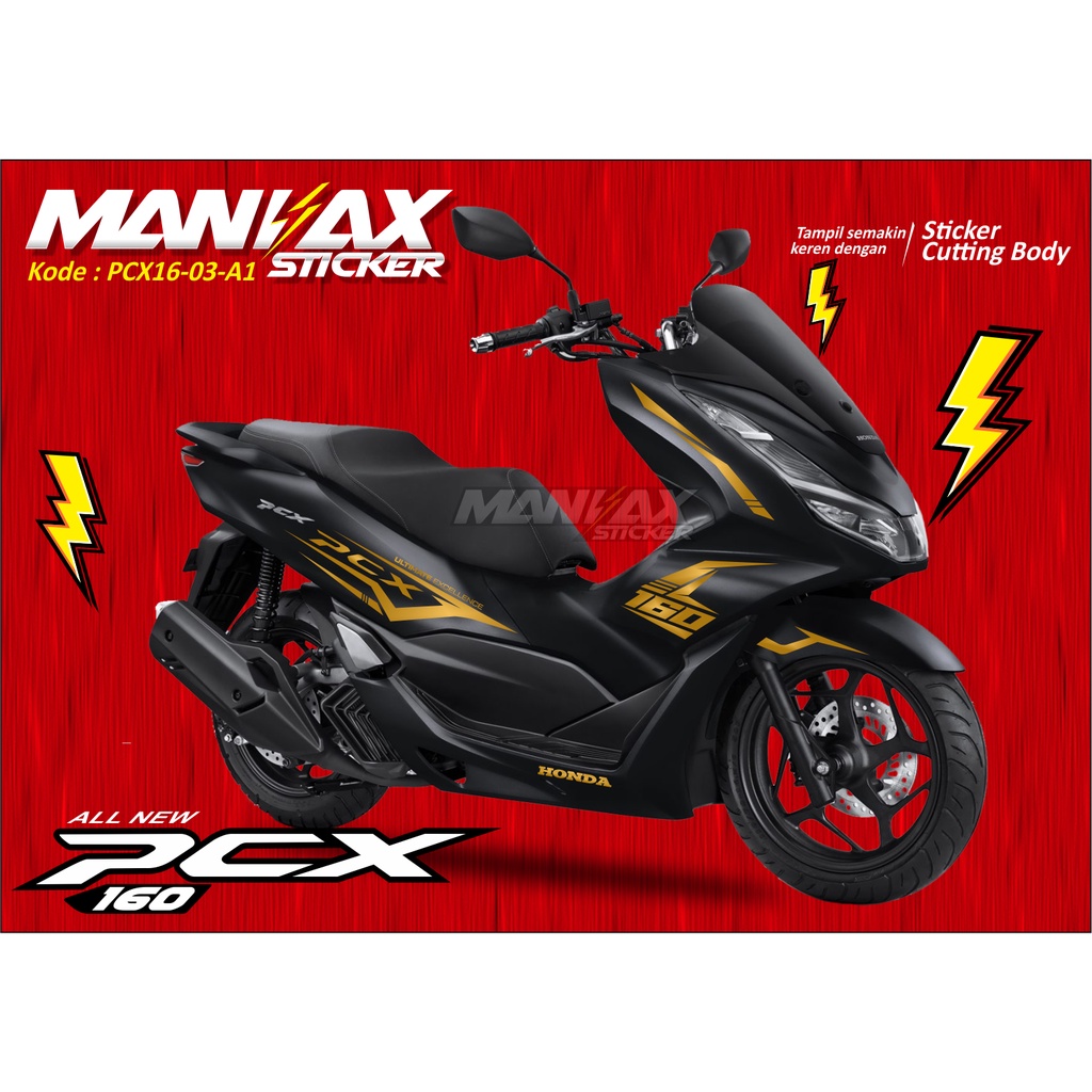 Jual Sticker PCX Striping PCX Sticker Cutting PCX 160 - Sticker Cutting ...