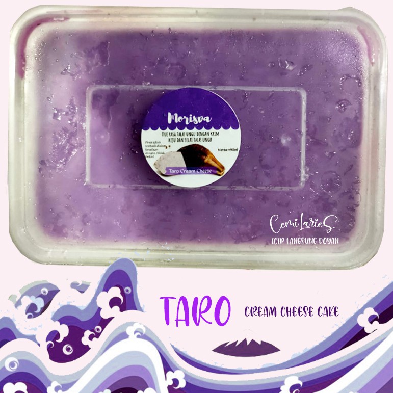 Jual Taro Cream Cheese Cake - Via Gojek | Ubi Ungu | Shopee Indonesia