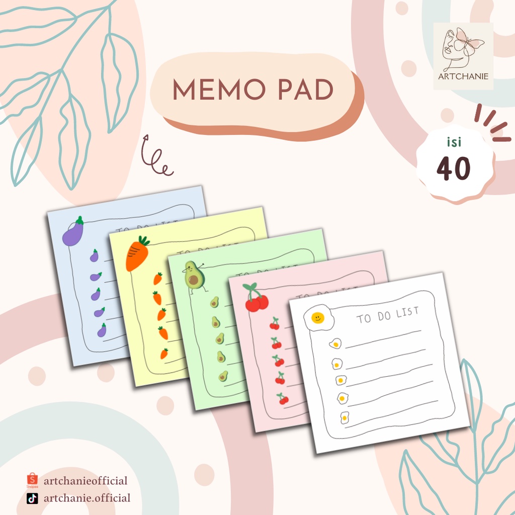 Jual MEMO PAD / NOTE PAD LUCU SIMPLE TO DO LIST | Shopee Indonesia