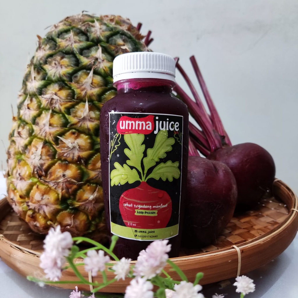 Jual Juice Buah Beet Mix Nanas Jus Buah Bit Mix Nanas madu | Shopee ...