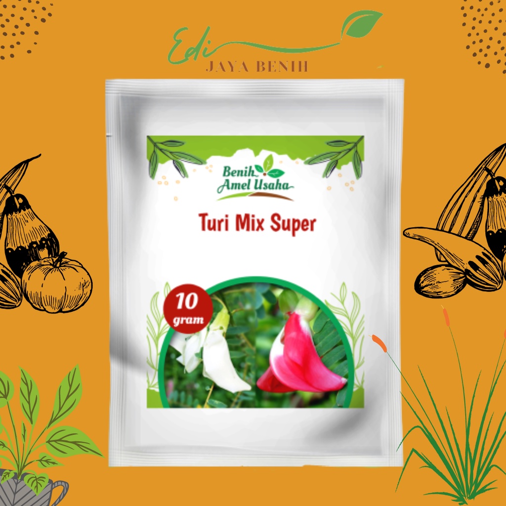 Jual Benih turi mix super isi 10 gram/bibit benih turi mix | Shopee ...