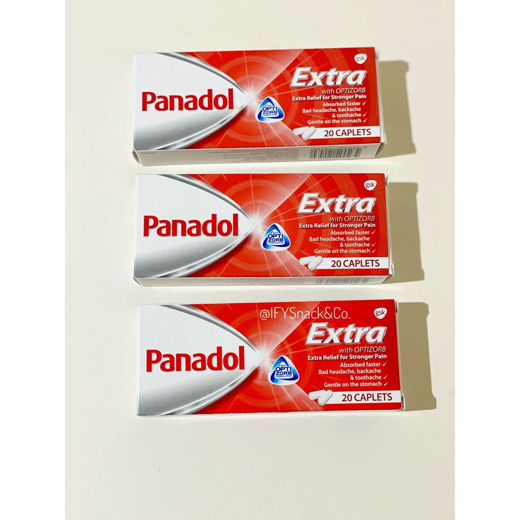Jual Panadol Extra with Optizorb Singapore 20 Caplets | Shopee Indonesia