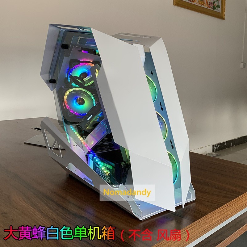 Jual CASING PC GAMING BUMBLEBEE ATX FULL TOWER WHITE AND GREEN | Shopee ...