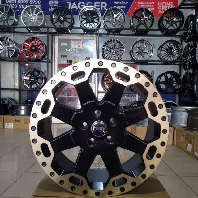 Jual Velg mobil innova rush terios crv hrv BAHOROK HSR R18X8 H5X114,3 ...