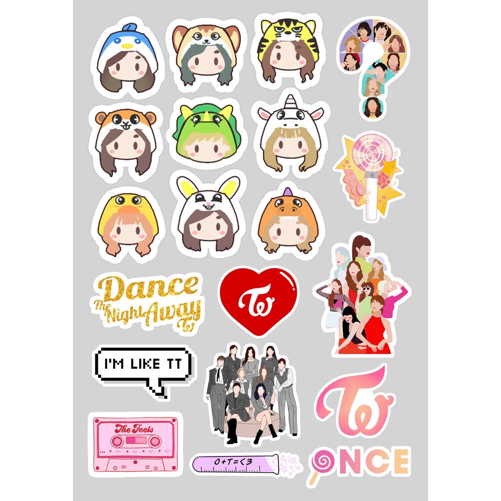 Jual [UNCUT] STICKER HP KPOP A6 STIKER MINI STIKER AESTHETIC STIKER EXO ...