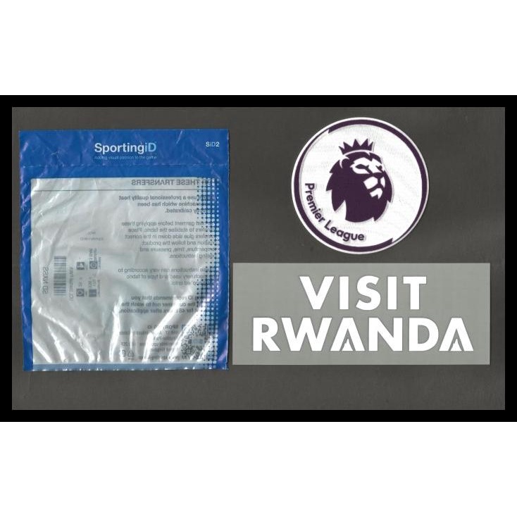 Jual Patch Visit Rwanda + Premier League Standard. Arsenal. Original ...