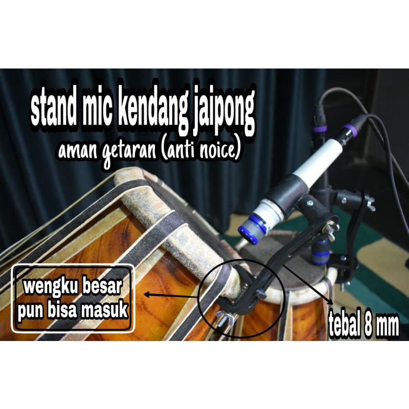 Jual stand mic jepit kemprang & plak kendang jaipong | Shopee Indonesia