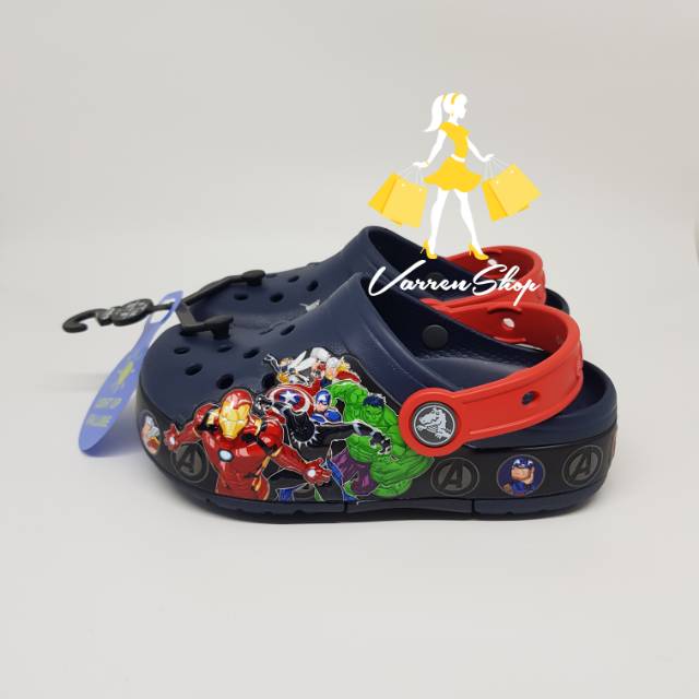 Jual Crocs Light Up Marvel Original / Crocs Kids Original / Crocs Lampu ...