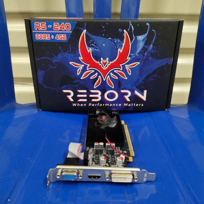 Jual Vga Reborn Amd Radeon R5 240 4Gb Gddr5 128 Bit Pcie Guaranteed ...