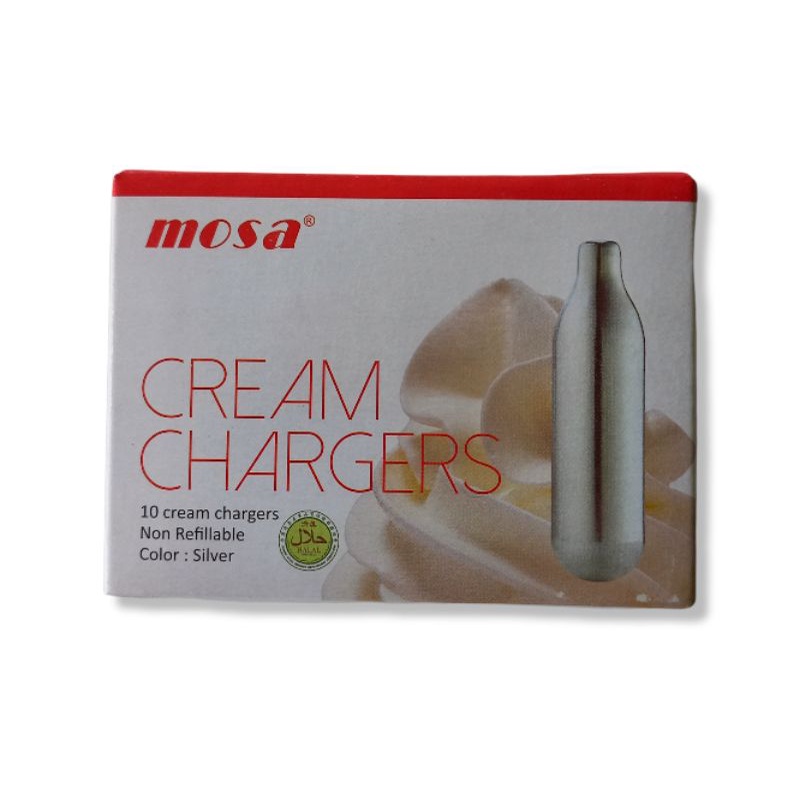 Jual Mosa Cream Charger N20 whipping cream ( 10 pcs/ box ) | Shopee Indonesia