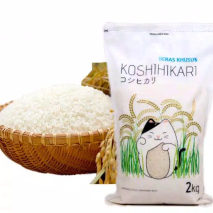 Jual BERAS JEPANG JAPONICA KOSHIHIKARI 2KG | Shopee Indonesia