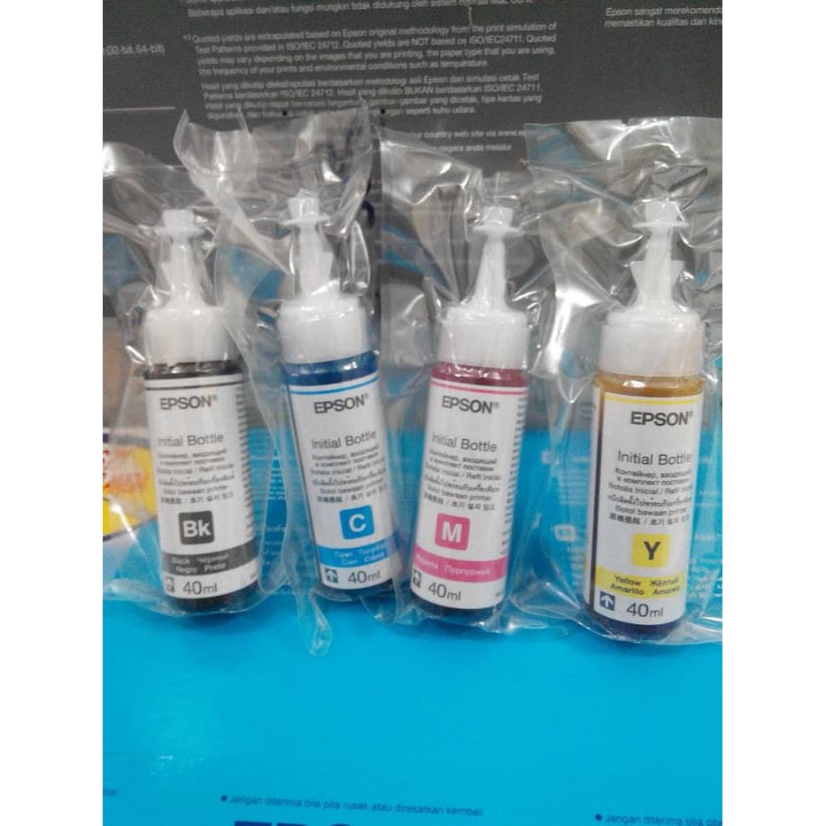 Jual Jual Tinta Epson Original Loosepack 40ml, for Printer epson L ...