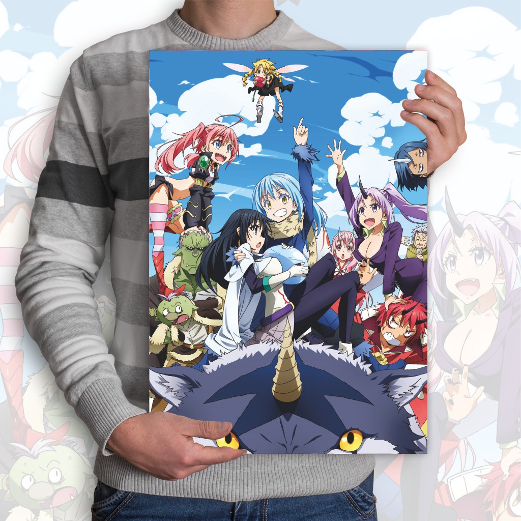 Jual Poster Tensei Shitara Slime Datta Ken Tensura Anime Rimuru Shion ...