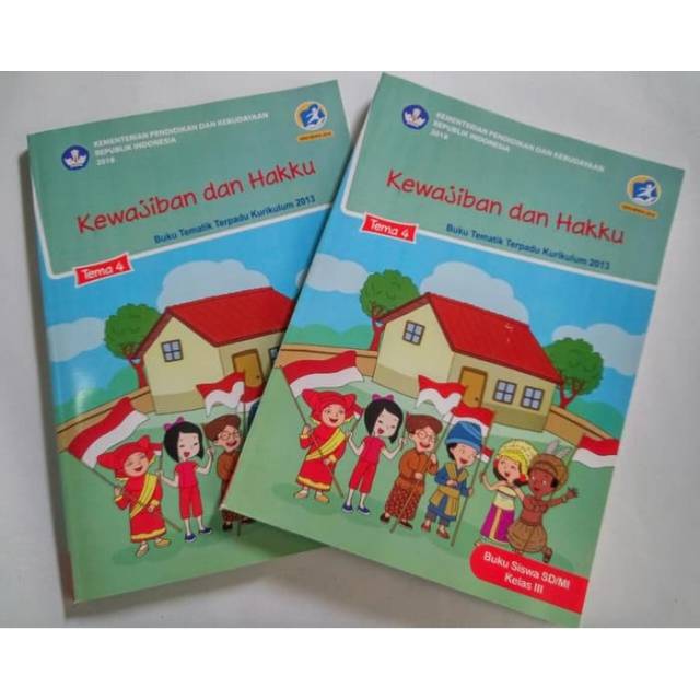 Jual Buku tematik kelas 3 tema 4 Kewajiban dan Hakku K13 revisi 2018 | Shopee Indonesia