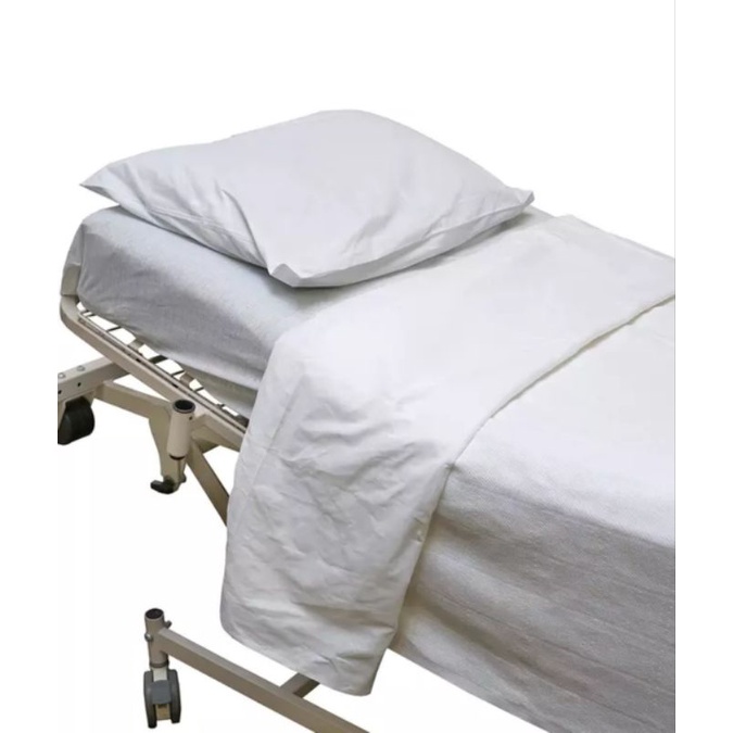 Jual Sprei Putih Polos untuk Rumah Sakit Asrama Mess UKS | Shopee Indonesia