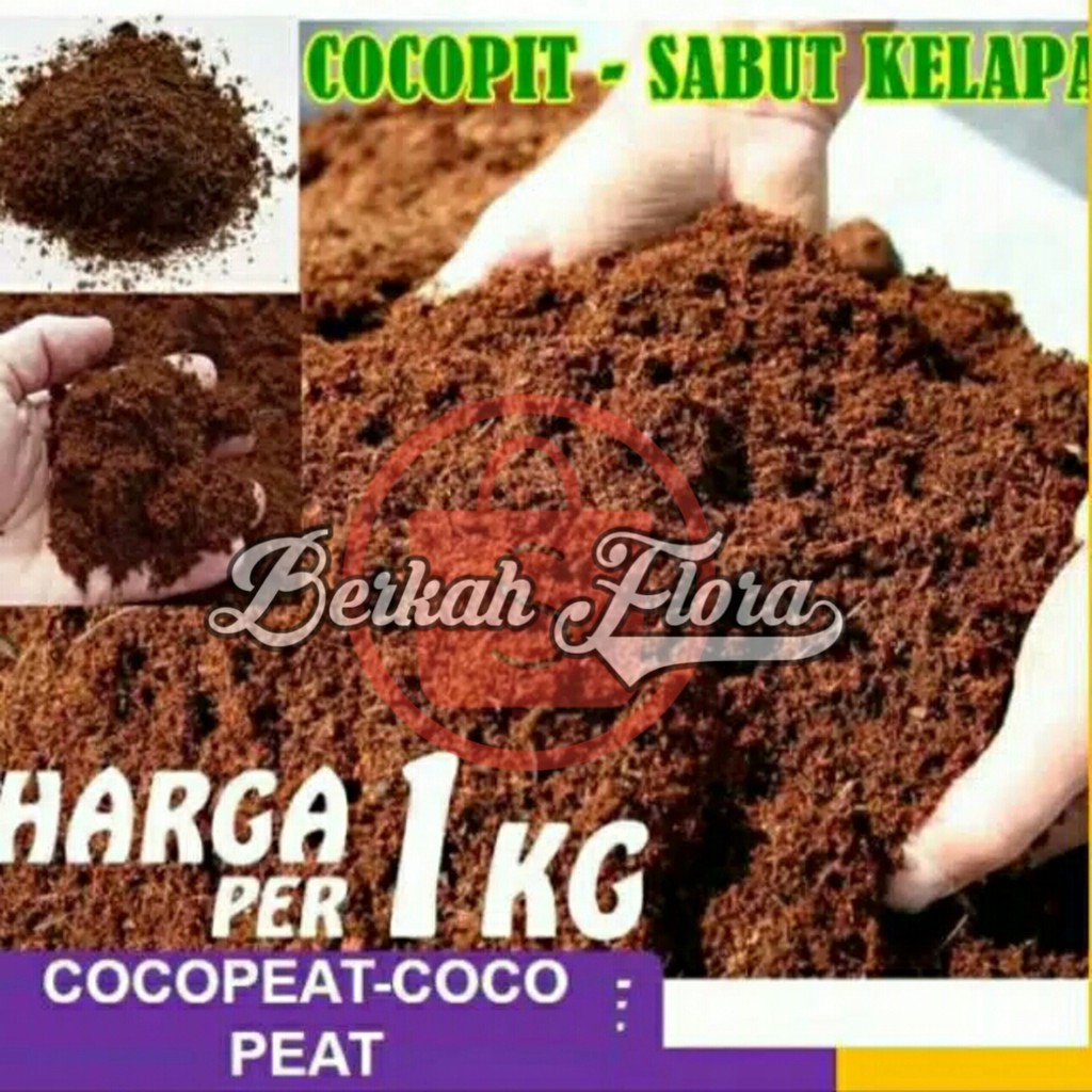 Jual Media tanam cocopit serabut kelapa isi 1kg | Shopee Indonesia