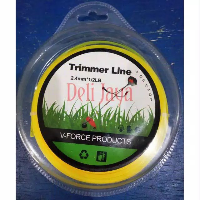 Jual Tali senar Nylon Babat pemotong Rumput 2.4mm x 35 meter Tali ...