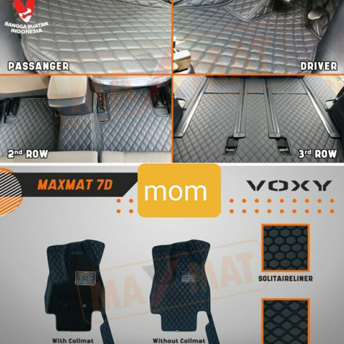 Jual Karpet Maxmat 7D Otoproject Black All New Voxy 2022 Full Bagasi ...