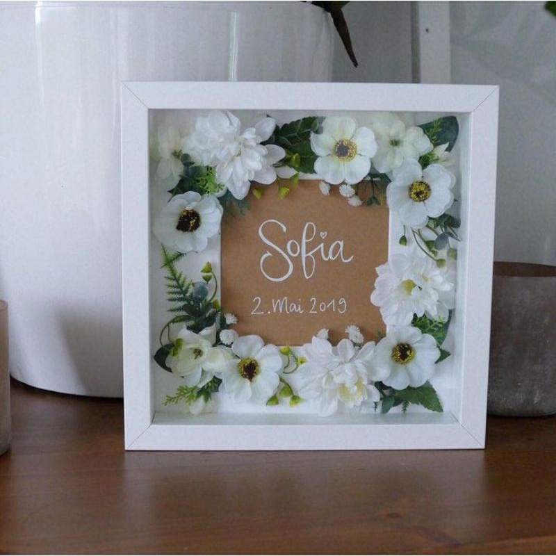 Jual Frame 3D 15x15 Kayu Pinus Space 3cm Kaca Akrilik | Shopee Indonesia