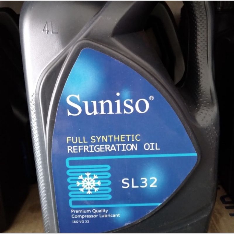 Jual Oli suniso SL32 sl32 kemasan 4 Liter / 4L full synthetic refrigeration oil | Shopee Indonesia