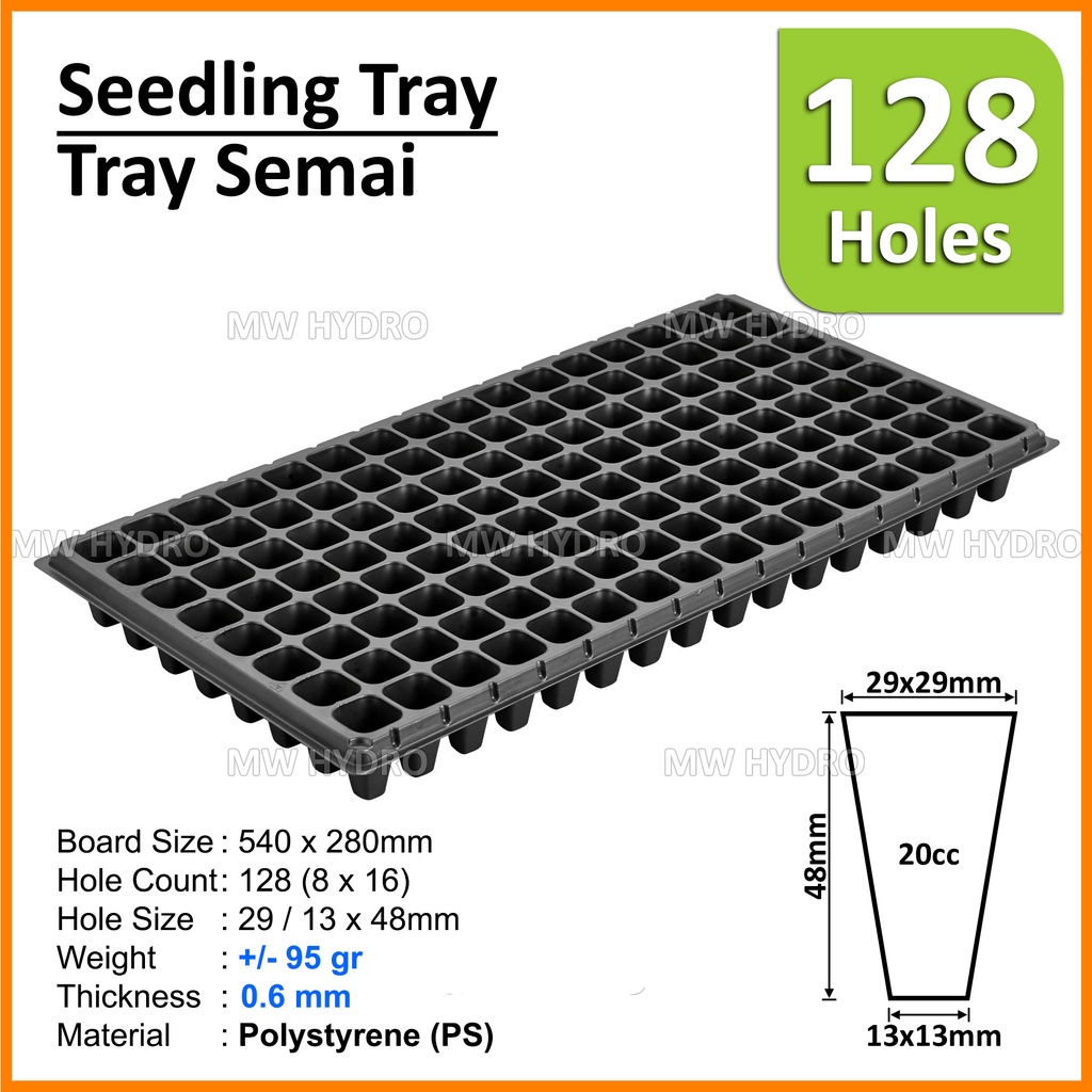 Jual Tray Semai / Seedling Tray - 128 lubang - 0.6 mm | Shopee Indonesia