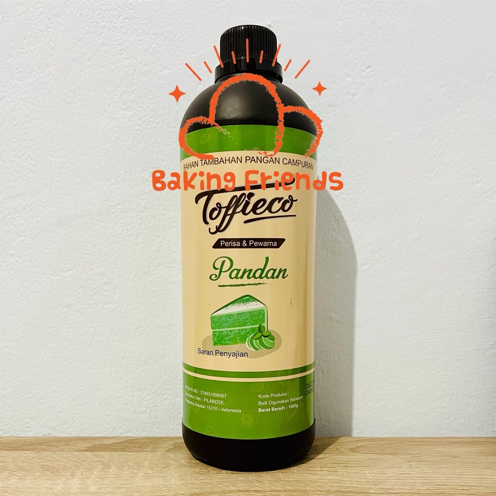 Jual TOFFIECO PANDAN 1KG/PERISA PEWARNA PERASA PANDAN TOFFIEKO/TOFIKO ...