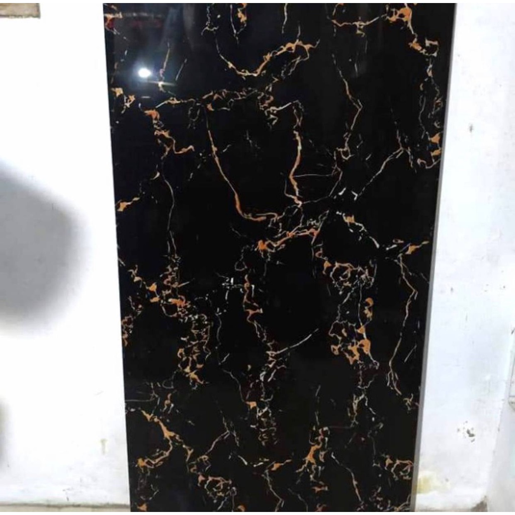 Jual Granit Hitam Motif Gold Serenity Porto Black 60x120 | Shopee Indonesia