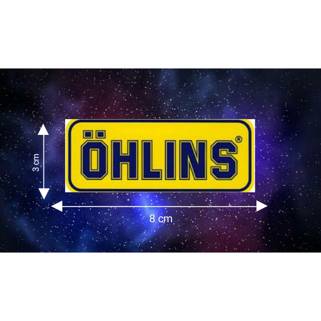 Jual STIKET RACING LOGO/STIKER MOTOR/STIKER OHLINE LOGO | Shopee Indonesia