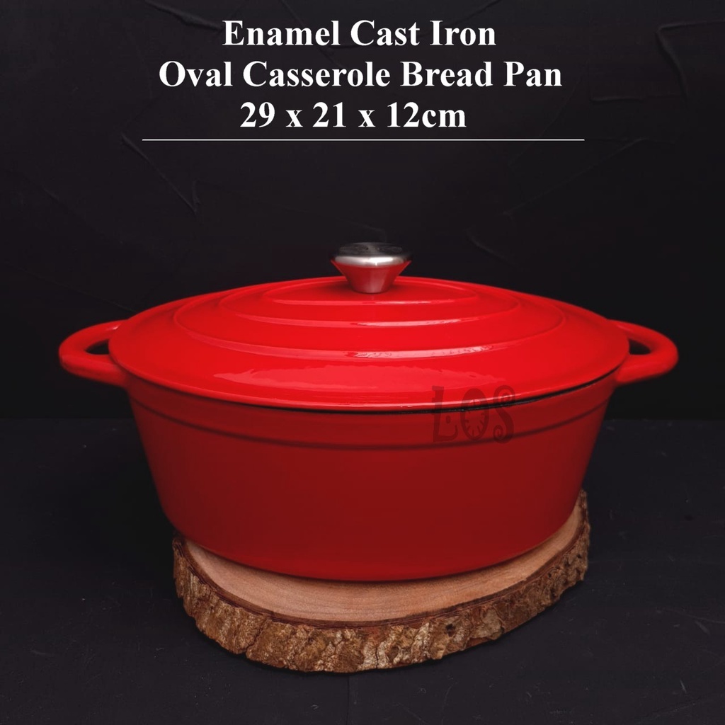 Jual Model Lodge Wajan Besi Cor CAST IRON ENAMEL BREAD PAN 29 ENAMEL ...