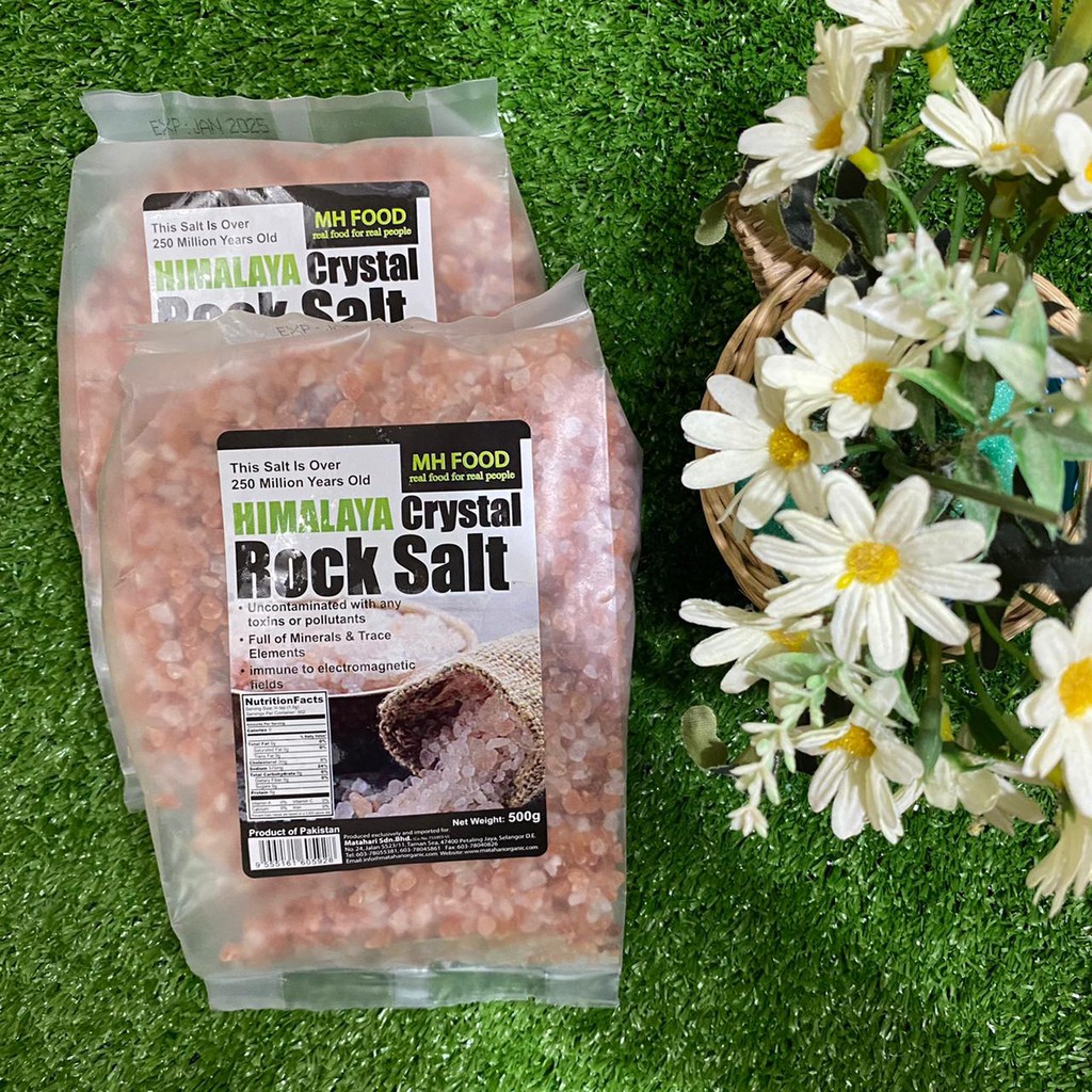 Jual MH Himalaya Crystal Rock Salt 500gr | Shopee Indonesia