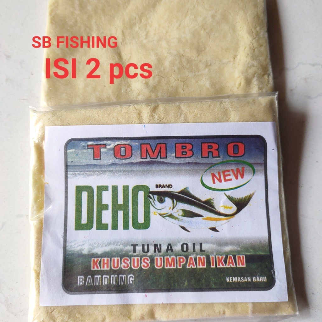 Jual Umpan pancing ( ISI 2 ) deho tombro bubuk tuna oil - umpan pancing ...