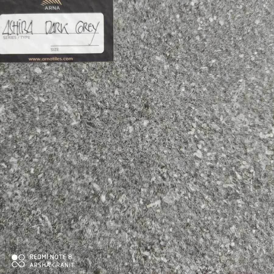 Jual granit/lantai carport 60x60 Ashira dark grey by ARNA | Shopee Indonesia