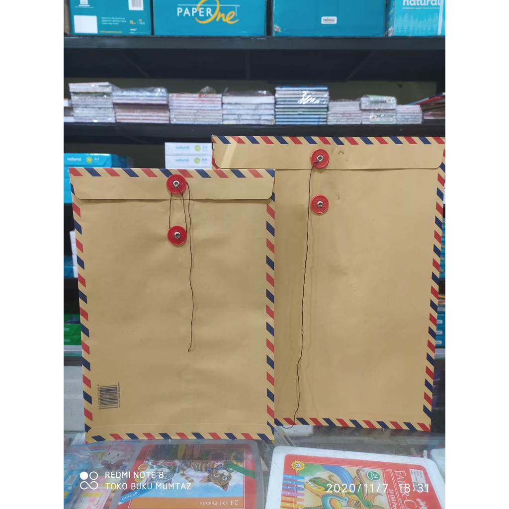 Jual Amplop Coklat Executive Tali Ukuran Folio dan A3 ( Khusus Instan ...