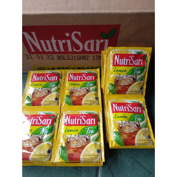 Jual Nutrisari Lemon tea 1 renceng isi 10 | Shopee Indonesia