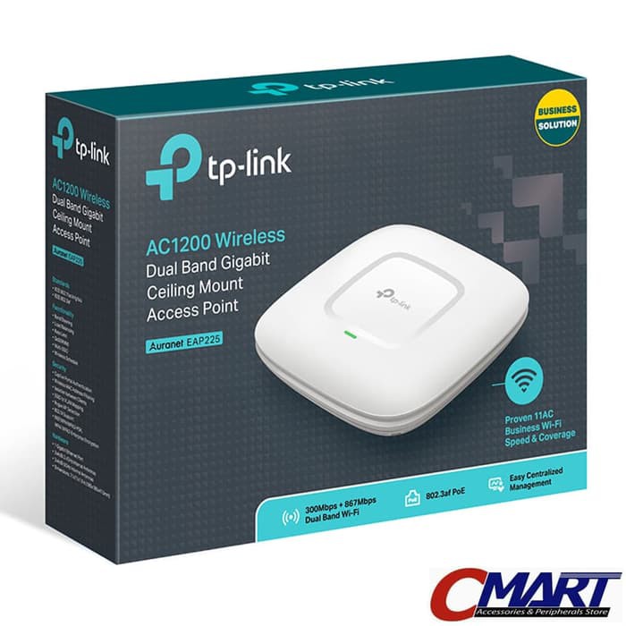 Jual TP-Link EAP225 TPLink AC1200 Wireless MU-MIMO Gigabit Access Point ...