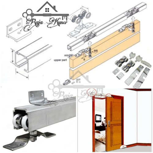 Jual PERTUKANGAN MATERIAL BANGUNAN RELL SLEDING J3 180CM/REL GANTUNG ...