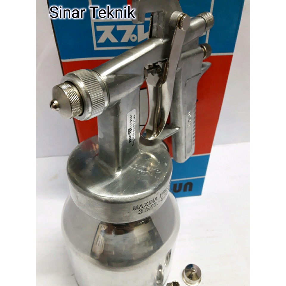 Jual Spray Gun F65 Meiji Tabung bawah 750 cc Nozzle Jet 1.3mm Original | Shopee Indonesia