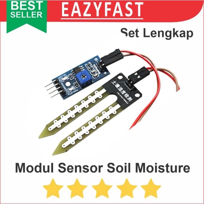 Jual Sensor Kelembaban Tanah Soil Moisture Arduino efst90 | Shopee ...