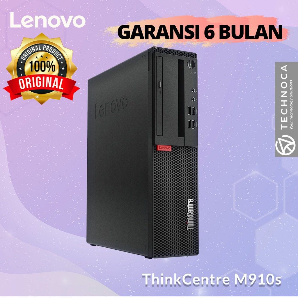 Jual Pc Komputer Lenovo Thinkcentre M910s I7-6th Desktop 8gb/256 Ssd ...