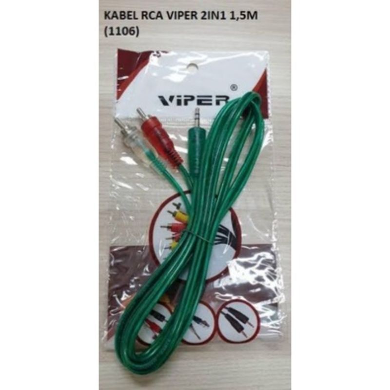Jual Kabel Aux Line input Jack 3.5 to 2 RCA | Shopee Indonesia