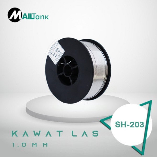 Jual Mailtank SH-203 Kawat Las1Kg Kawat Las Flux Core 1.0 mm CO tanpa ...