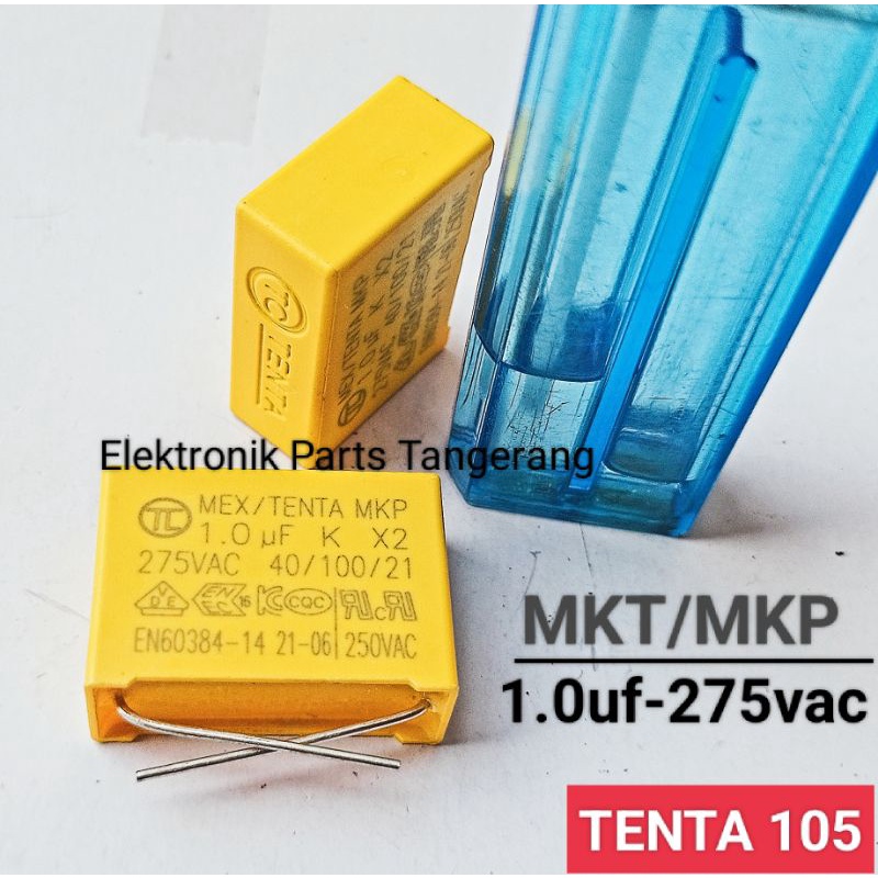 Jual KAPASITOR MKP 1.0UF 275V CAPACITOR MKM MKT MKP 1uf 275V TENTA MKP 105 275V AE45 MKP 275V ...