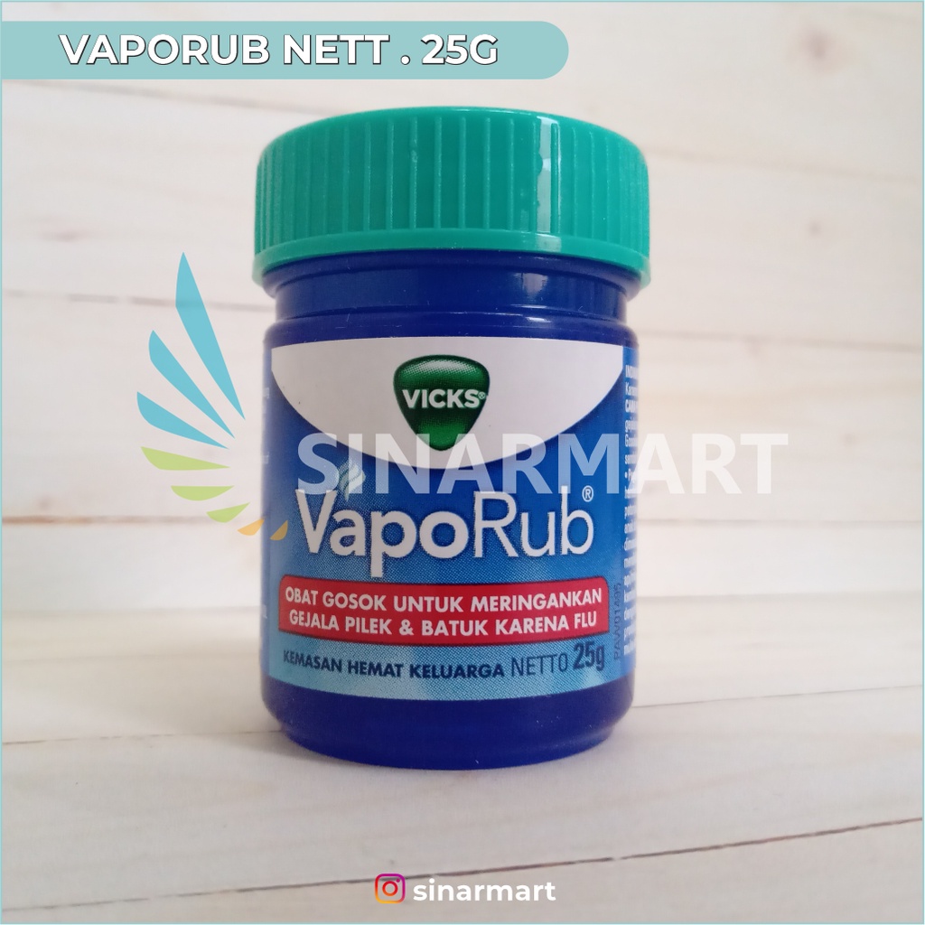 Jual VICKS VAPORUB 25 GRAM | Shopee Indonesia