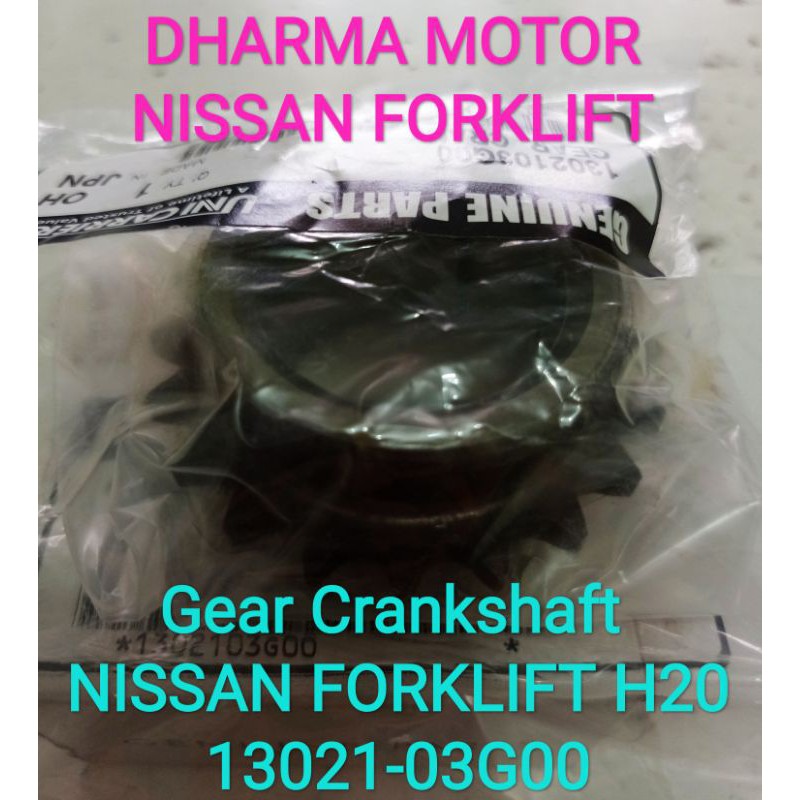 Jual Gear Crankshaft NISSAN FORKLIFT H20 13021-03G00 | Shopee Indonesia